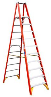 16FT REACH HEIGHT FIBERGLASS PLATFORM LADDER 10FT TYPE IA P6210 - Thanh ...