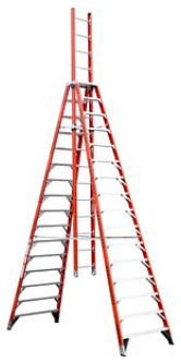 16FT TYPE IA FIBERGLASS EXTENSION TRESTLE LADDER E7416 - Thanh Danh Website